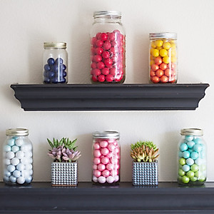 60Pcs Wide Mouth Mason Jar Canning Rings, Replacement Rings or Tops Durable & Rustproof Tinplate Metal Bands/Rings for Mason Jar (Silver/87 MM)