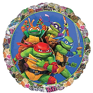 Anagram TMNT Birthday Party Supplies Cubez and Pizza Balloon Bouquet Decorations