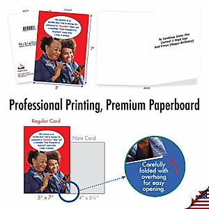 NobleWorks - 1 Funny Birthday Greeting Card with Envelope - Grown-Up Humor, Happy Birthday Card for Senior Citizens - Incorrect C9345BDG-ET