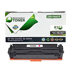 Renewable Toner Compatible Toner Cartridge Replacement for HP CF403X ( Magenta )