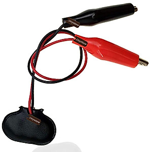 Ltvystore 9V Battery Snap with Alligator Clips, 20Pcs 9 Volts Battery Clip to Dual Alligator Clip Adapter Cable 7.17Inch