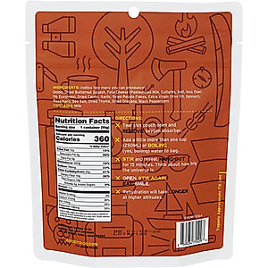 GOOD TO-GO Breakfast Hash (Single Serving) | Camping & Backpacking Food | Just Add Water Backpacking Meals | Good To-Go Dehydrated Meals Taste Better Than Freeze Dried Food