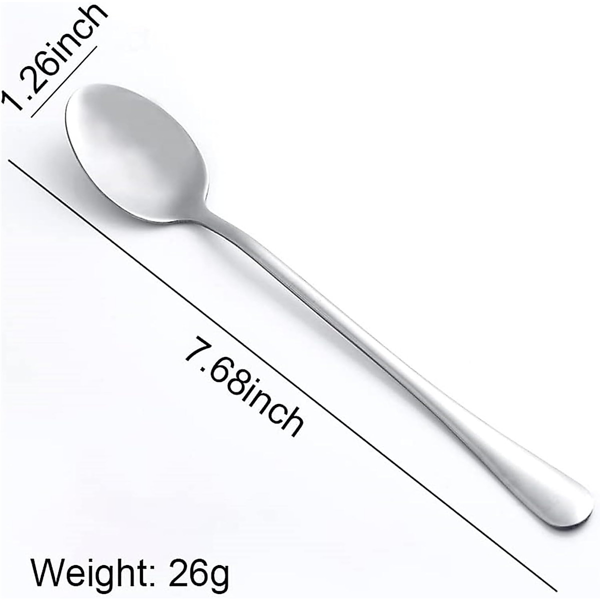 Calltoge Personalized Initial Gifts for Women Men Letter B Stainless Steel Coffee Spoon Birthday Wedding Bridesmaid Proposal Anniversary Graduation Friendship Present Monogrammed Gift (B)