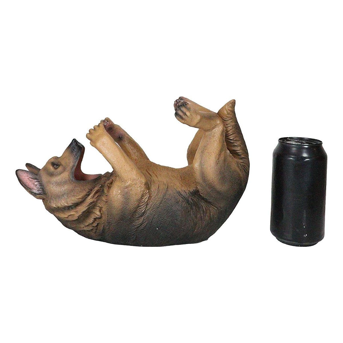 Ebros Lifelike Purebreed Pedigree Canine Adorable German Shepherd Dog Wine Bottle Holder Figurine Statue As Kitchen Wine Cellar Centerpiece Decor Storage Organizer (German Shepherd)