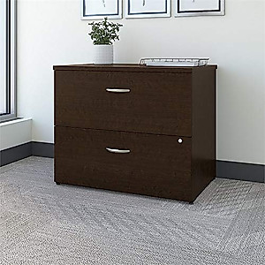 Bush Business Furniture Series C 36W 2 Drawer Lateral File in Hansen Cherry