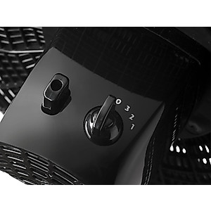 Lasko Lasko-16 Adjustable Performance Pedestal, 3-Speed, Black (2527) Household Fans