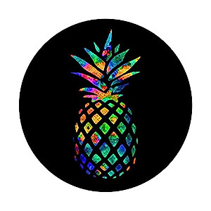Pineapple Tropical Fruit for Summer Vibes Lovers PopSockets Swappable PopGrip