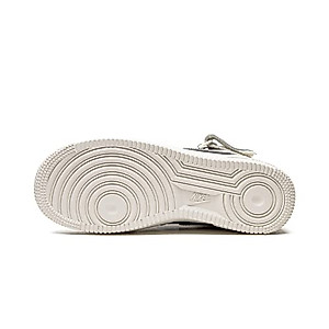 Nike Women's AIR Force 1 '07 Hi-Top Trainers Sneakers, Black/Sail-coconut Milk, 9.5