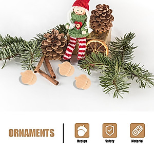 Healifty Unfinished Wood Acorn DIY Natural Wooden Acorn for Arts and Crafts for Children Kid Graffiti Rustic Wedding Party Decorations 30pcs