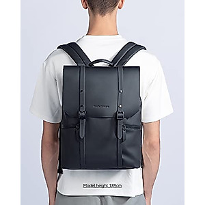 Vintage Backpack School College Versatile Book Bag Fits 15.6 Inch Laptop For Men&Women Classy Daypack Office Work Mochila Knapsack