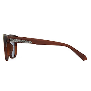 Cyxus 2024 Polarized Rectangular Sunglasses Men Square UV Protection Fashion TR Frame Male Shades Black-2