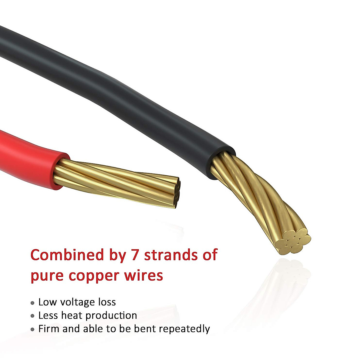 DiCUNO 100Pcs (10 Colors × 10Pcs) 5MM Pre Wired 12V LED Diodes, 9.4 Inch/24CM Ultra Bright Light Emitting Diodes Assorted Color Kit Box for Circuit Science Experiment, DIY Lighting Projects