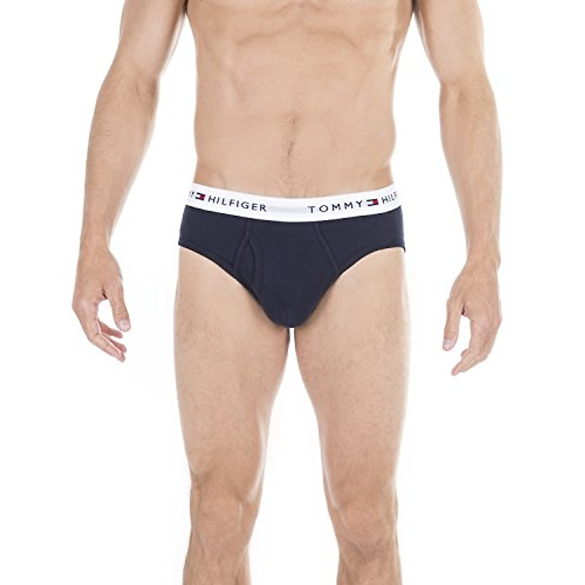 Tommy Hilfiger Men's 4-Pack Cotton Brief, Multi, Large