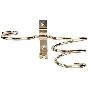 Space Aluminum Wall Mounted Hair Dryer Holder Spiral Hair Tools Hanging Rack Organizer Bathroom Storage Rack