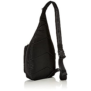 Vera Bradley Women's Recycled Lighten Up Reactive Sling Backpack, Black, One Size