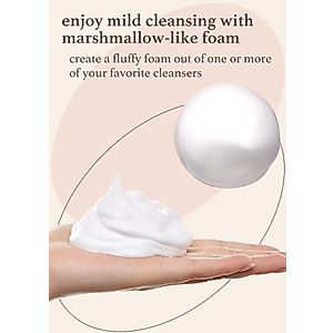 NOONI Facial Cleansing Tool - Marshmallow Whip Maker | Gentle Deep Cleanser For Skincare, Rich Foam Maker For Face Wash, Easy to Use, 1 Count