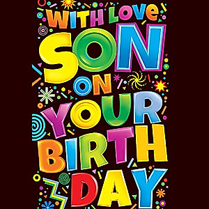 Happy Birthday Card For Son. With Love. You're Truly Someone Very Special | Made in America | Eco-Friendly | Thick Card Stock with Premium Envelope 5in x 7.75in | Packaged in Protective Mailer | Prime Greetings