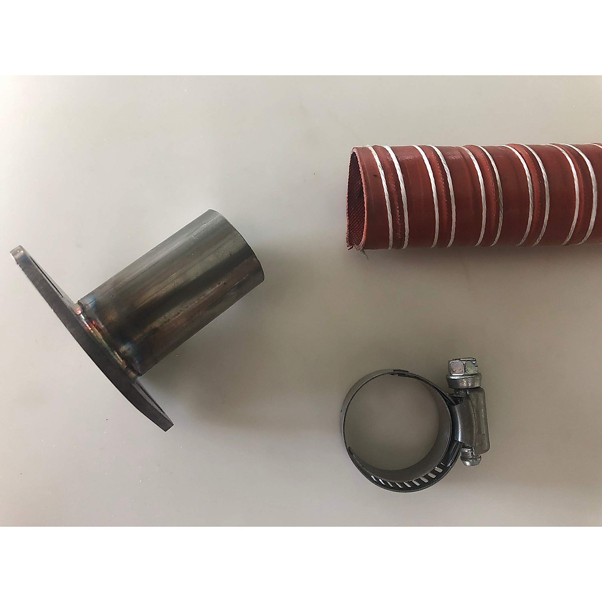 GenExhaust for Honda EU6500iS/EU7000iS Generator 1" silicone tubing exhaust extension 4 foot length.