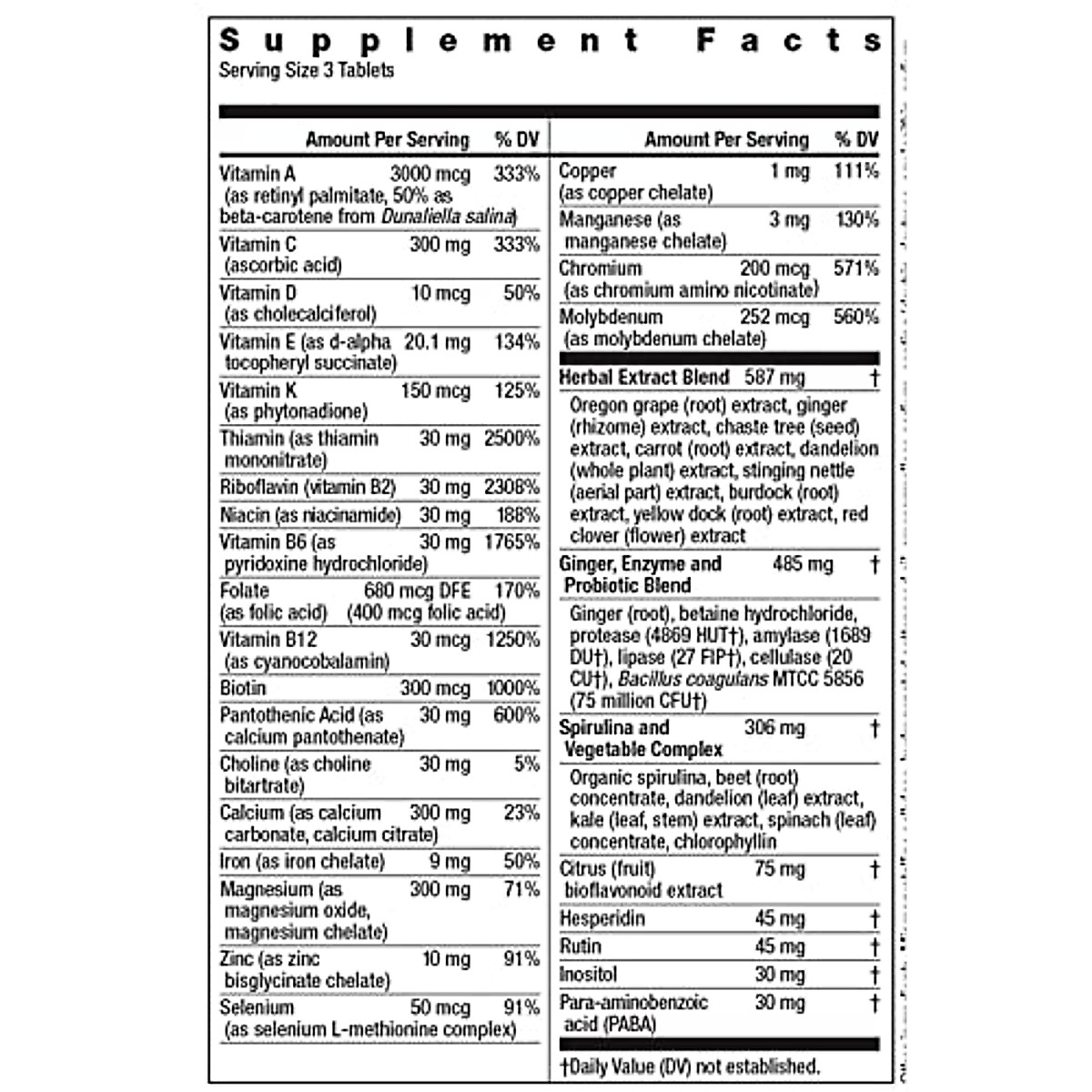 Rainbow Light Multivitamin for Teens, Vitamin C, Zinc, & B Complex, Supports Brain Health, Nerve Function, and a Strong Immune System, Gluten Free, Vegetarian, Fruit Punch, 90 Tablets