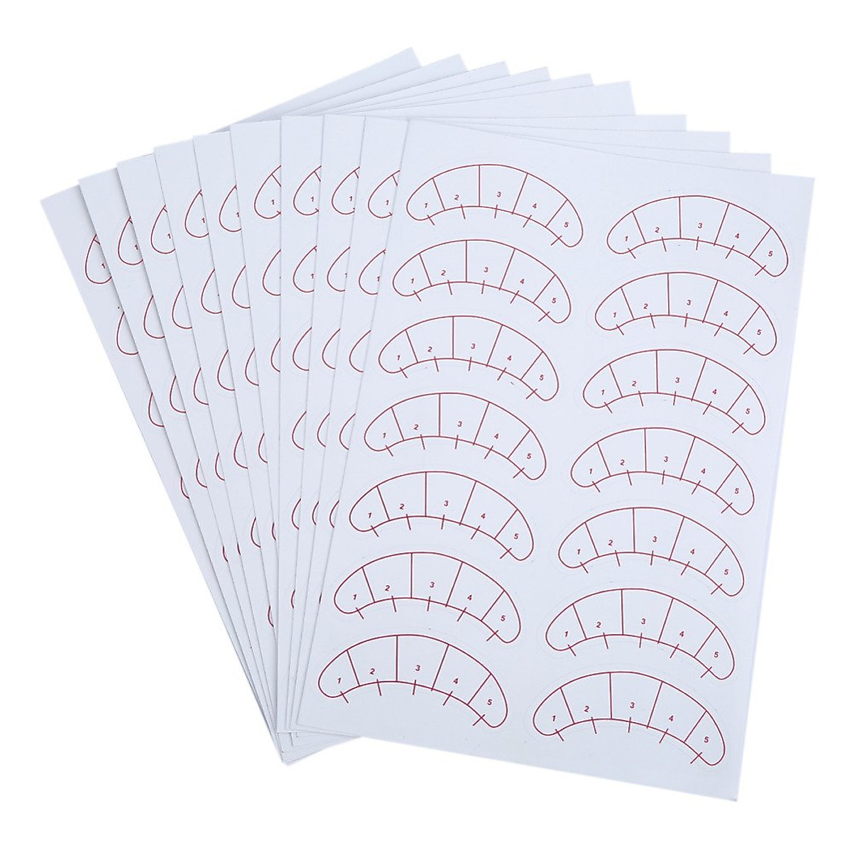 140 Pcs Paper Patches 3D Eyelash Under Eye Pads Patch Lash False Eyelash Extension Paper Patches Eye Tips Sticker Wraps Make Up Tools beauty eyelash sticker