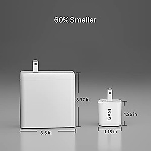 INVZI USB C Charger 30w, GaN II USB C Wall Charger for iPhone 14 Pro Max, iPhone 13 Pro Max/13/iPhone 12 Pro Max, PD PPS Mini Super Fast Charger Block for MacBook Air, iPad Pro, Air, Pixel 6/6 Pro