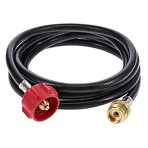 GasOne 9 ft Propane Hose 1lb to 20lb Adapter Hose -16.4 oz to 20 lb Propane Tank Adapter Hose QCC1/ Type 1