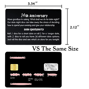 14th Anniversary Dice,14th Wedding Anniversary Dice for Couples,14 Years Anniversary Date Night Dice Gift,14 Years Anniversary for Her,14th Anniversary for Husband,14th Anniversary