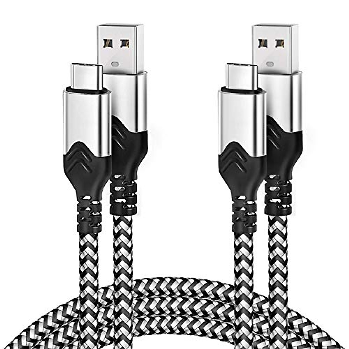Deegotech USB C Cable 10ft, [2-Pack] Extra Long Nylon Braided USB C Charger Cable Type C Charger Fast Charging Compatible with Samsung Galaxy S10 S9 S8 Plus Note9 8 and More (3m)