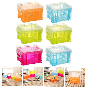 TEHAUX 6pcs Box Crafts Pp Plastic Small