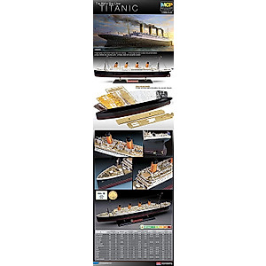 Academy Hobby Model Kits Scale Model : Battle Ships & Aircraft Carrier Kits (1/400 R.M.S Titanic MCP)