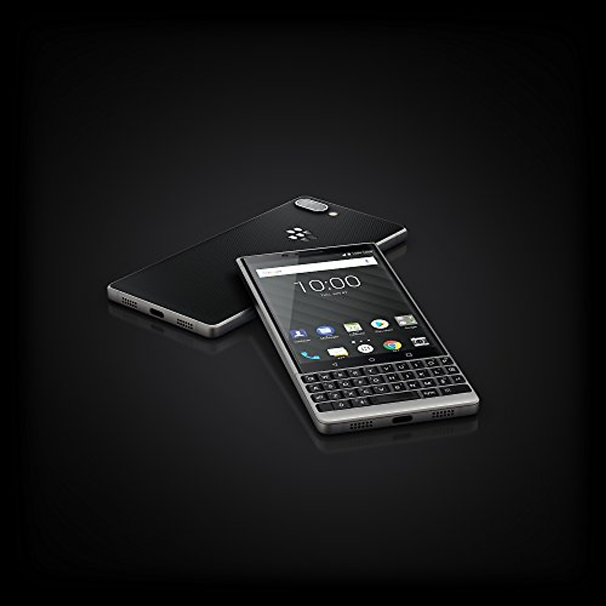 BlackBerry KEY2 64GB (Single-SIM, BBF100-1, QWERTY Keypad) (GSM Only, No CDMA) Factory Unlocked SIM-Free 4G/LTE Smartphone - International Version (Black) - No warranty in the USA