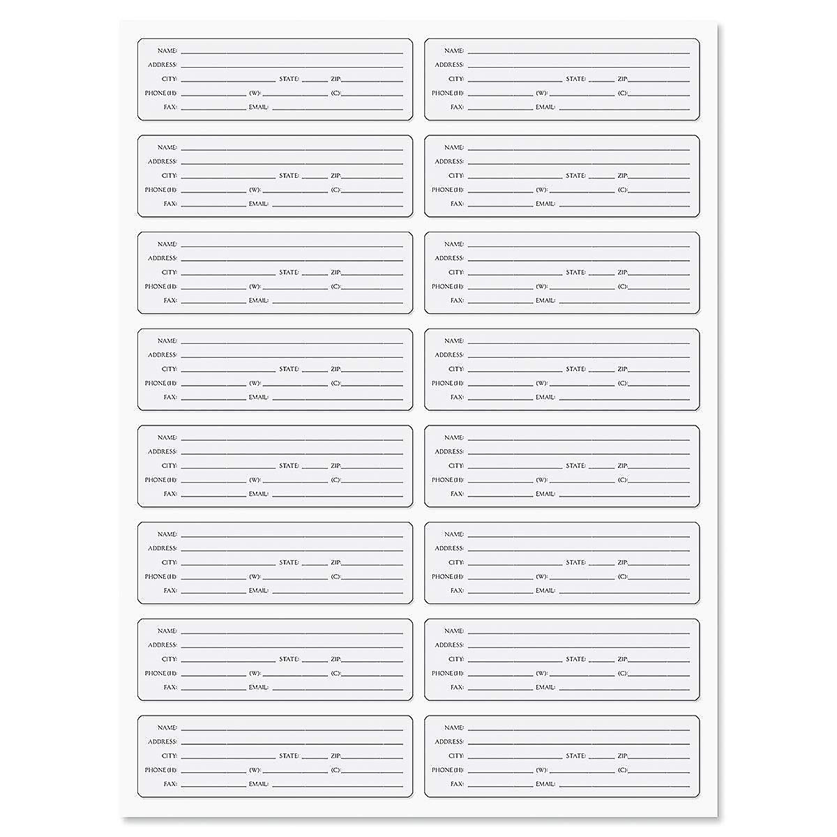 Navy Blossoms Address Book - 94 Pages; 5" x 8-1/2", Spiral-Bound, 50 Replacement Cover Stickers