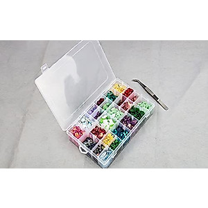 Yinpecly Component Storage Box 200x130x45mm Adjustable Divider 8 Grids Removable Compartment PP Organizer for Jewelry Beads Earring Container Tool Fishing Hook Small Accessories 1Pcs