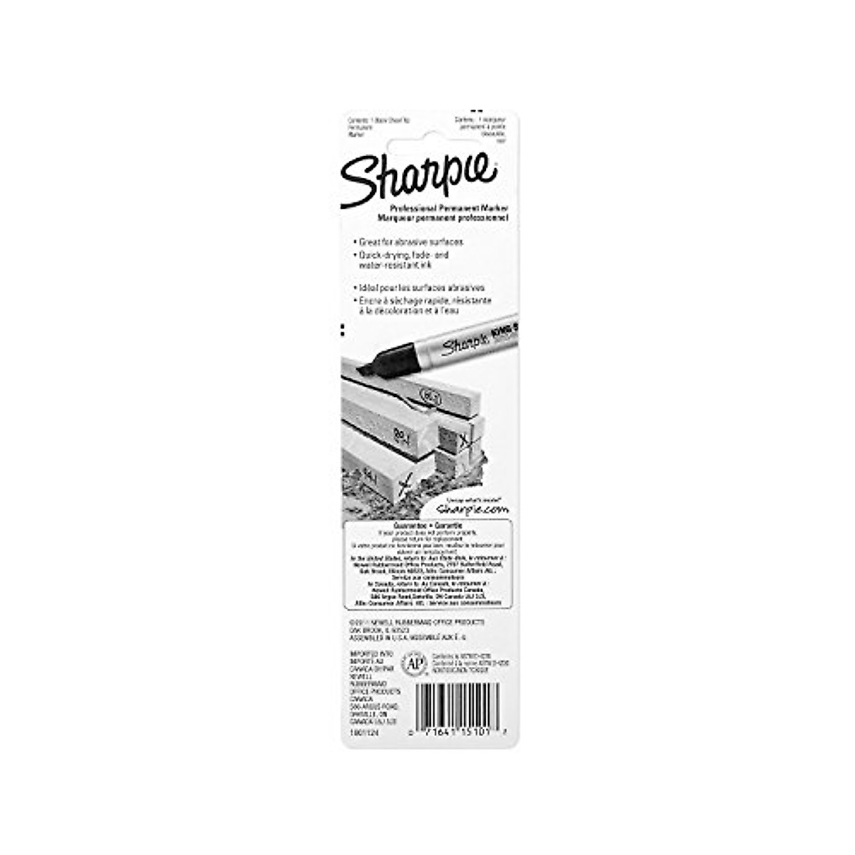 SHARPIE Pro King Size Permanent Marker, Black (15101PP)