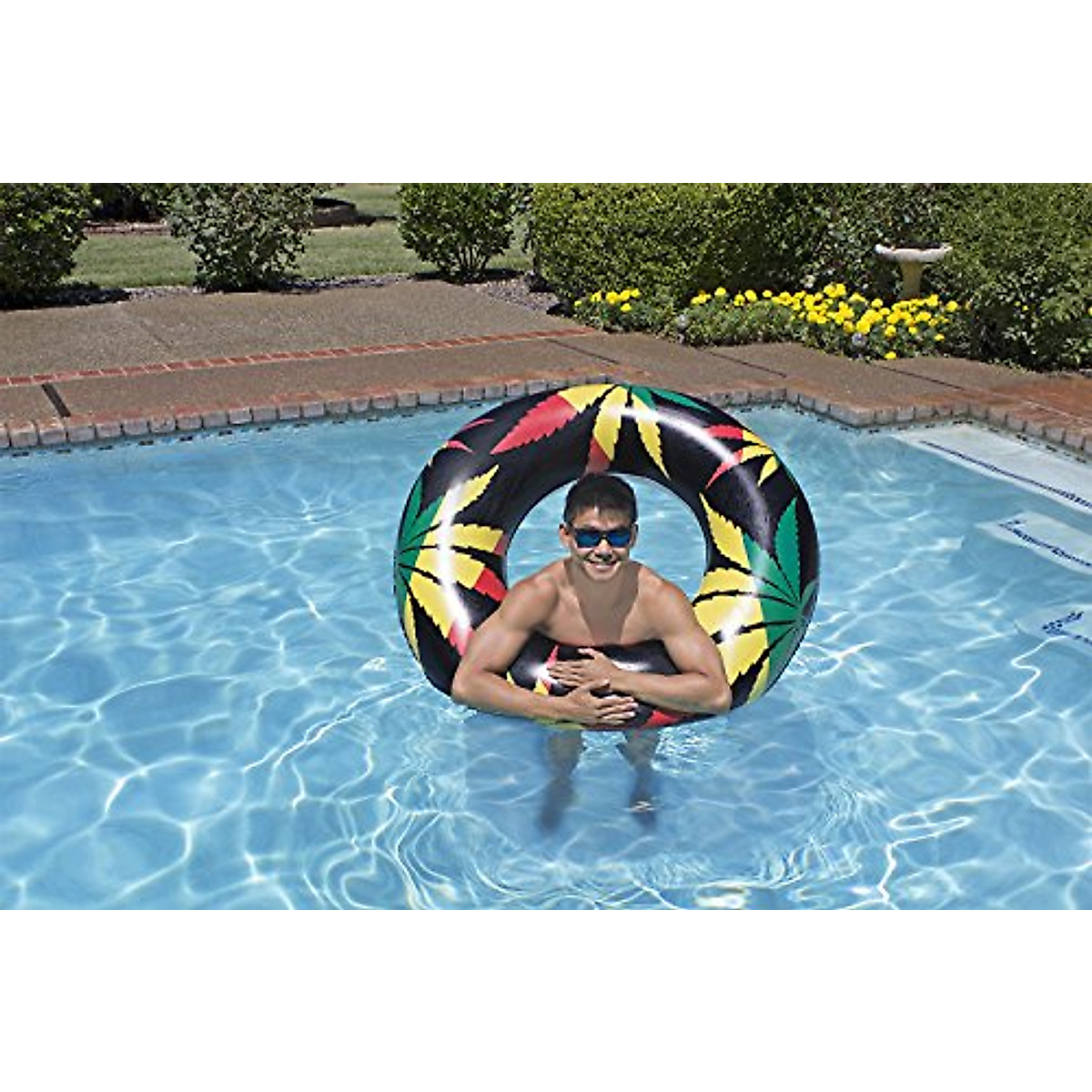 Poolmaster 48-Inch Swimming Pool Tube Float, Summer Daze