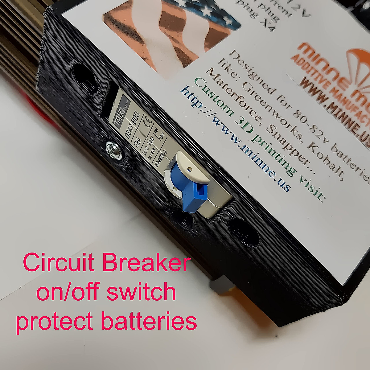 EGO 56v Battery Step Down Converter 12V 30A for trolling Motor, Scooter, Power Wheels.