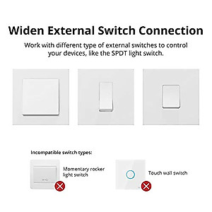SONOFF ZBMINI ZigBee Mini Smart Light Switch(2 Way), Compatible with Alexa, SmartThings Hub, Google Home & SONOFF ZBBridge, ZigBee 3.0 Hub Required, Neutral Wire Required 4-Pack
