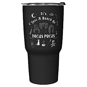 Disney Bunch of Hocus Pocus 27 oz Stainless Steel Insulated Travel Mug, 27 Ounce, Multicolored