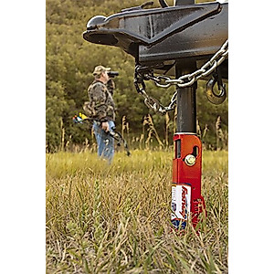 Fastway FLIP 88-00-4500 Trailer Tongue Automatic Fold-Up Jack Foot Plate for 2 1/4" Jacks-4" Extension (2-Inch Inner Jack Tube)