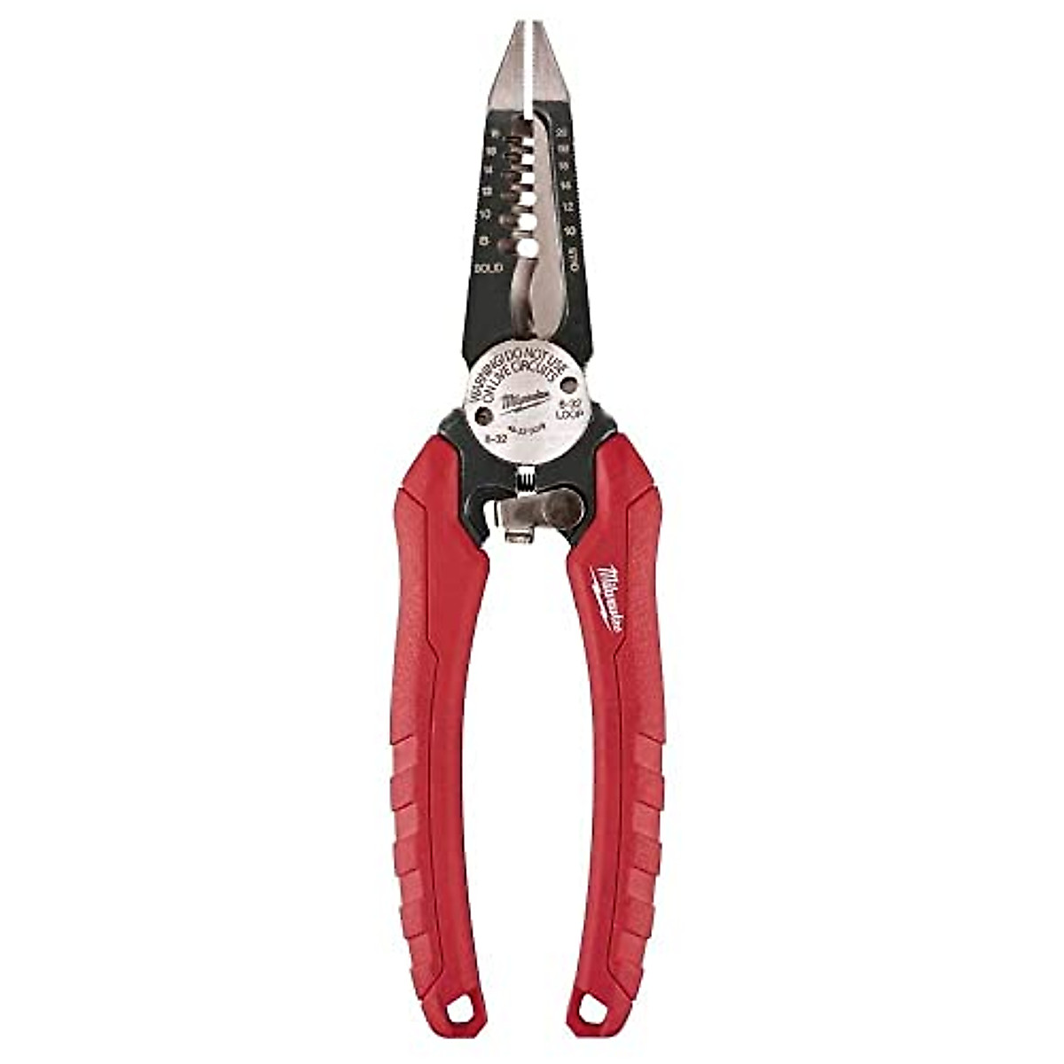 Milwaukee 48-22-3079 6-In-One Combination Wire Stripping and Reaming Pliers for Electricians, 2 Pack