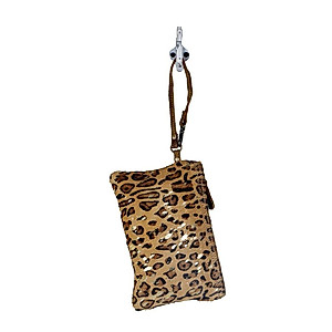 Myra Bag Slick Cowhide Pouch Upcycled Cowhide & Leather S-2827