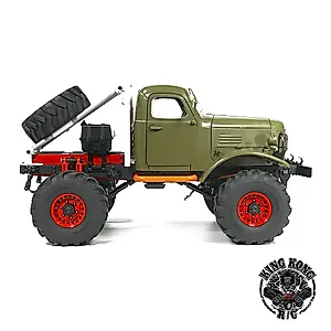 Kingkong RC 1/12th RC Crawler Q157 Mud Monster 4x4 Soviet Truck w/Metal Chassis KIT Set