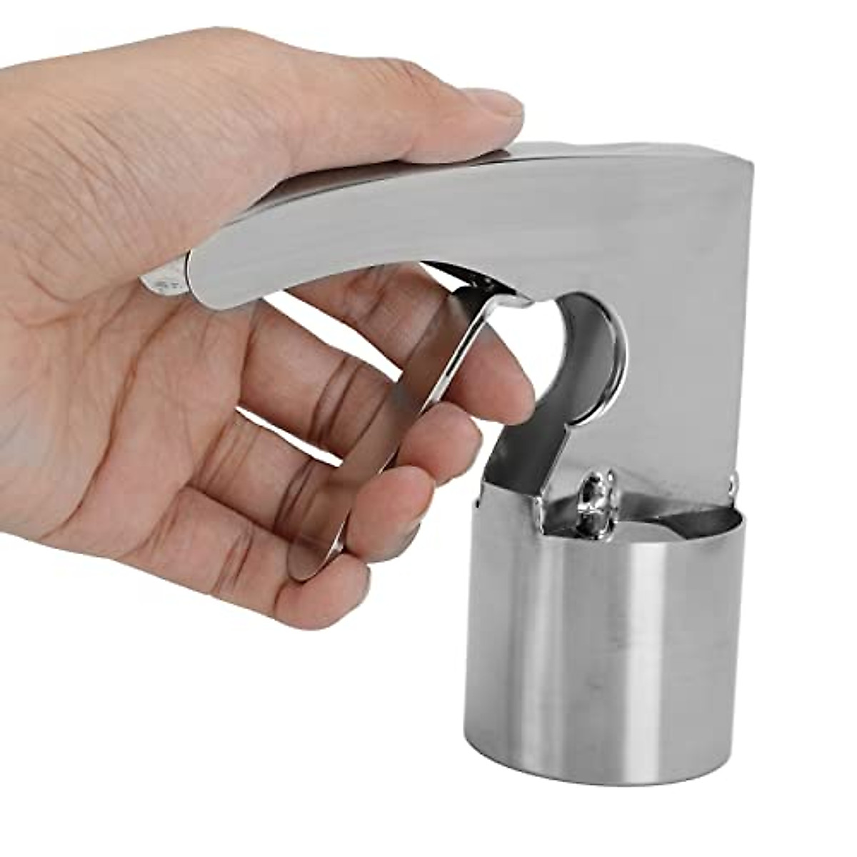 Ice Cream Scoop Stainless Steel, Old Time Cylinder Ice Cream Scopper with Spring Powered Trigger, Ergonomic Design Adjustable Thickness Original Ice Cream Scoop, Easy Release