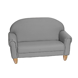 Children's Factory, As We Grow Sofa - Gray, CF805-314, Playroom Couch, Play Couch, Daycare Furniture, Kids Couch for Playroom, Kids Seating for Playroom,Flexible Seating for Classroom Elementary,Grey
