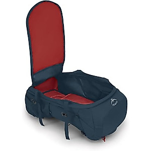 Osprey Farpoint Trek 55L Men's Travel Backpack, Muted Space Blue