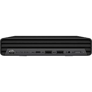 HP Elite Mini 800 G9 Desktop Computer - Intel Core i7 12th Gen i7-12700T Dodeca-core (12 Core) 1.40 GHz - 16 GB RAM DDR5 SDRAM - 512 GB M.2 PCI Express NVMe SSD - Mini PC,Black