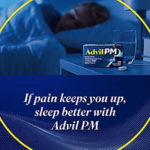 Advil Pain Reliever and Fever Reducer, Ibuprofen 200mg for Pain Relief - 300 Count, Advil PM Pain Reliever and Nighttime Sleep Aid, Ibuprofen for Pain Relief and Diphenhydramine Citrate - 2 Count
