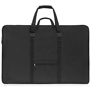 Nicpro Art Portfolio Bag 24 x 36 Inches Waterproof Nylon Artist Carrying Bag Soft Sided with Shoulder Strap, Storage Case for Artwork Sketch Drawing Canvas Photography Poster Solar Panel