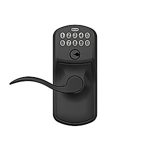 Schlage FE595 PLY 622 Acc Keypad Entry with Flex Electronic Lock, Matte Black