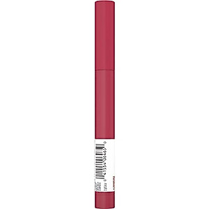 Maybelline Super Stay Ink Crayon Matte Longwear Lipstick Makeup, 130 Pave The Road, 0.04 oz